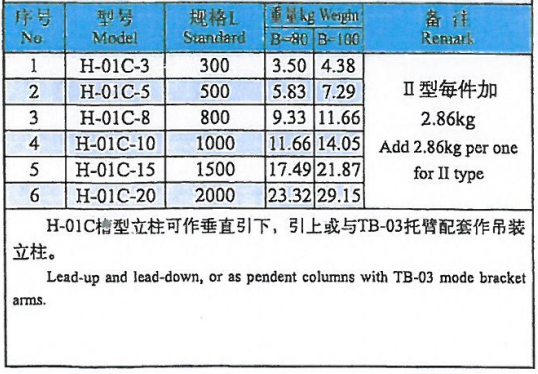 槽钢立柱XQJ-H-01C_电缆桥架系列-通用美联集团有限公司